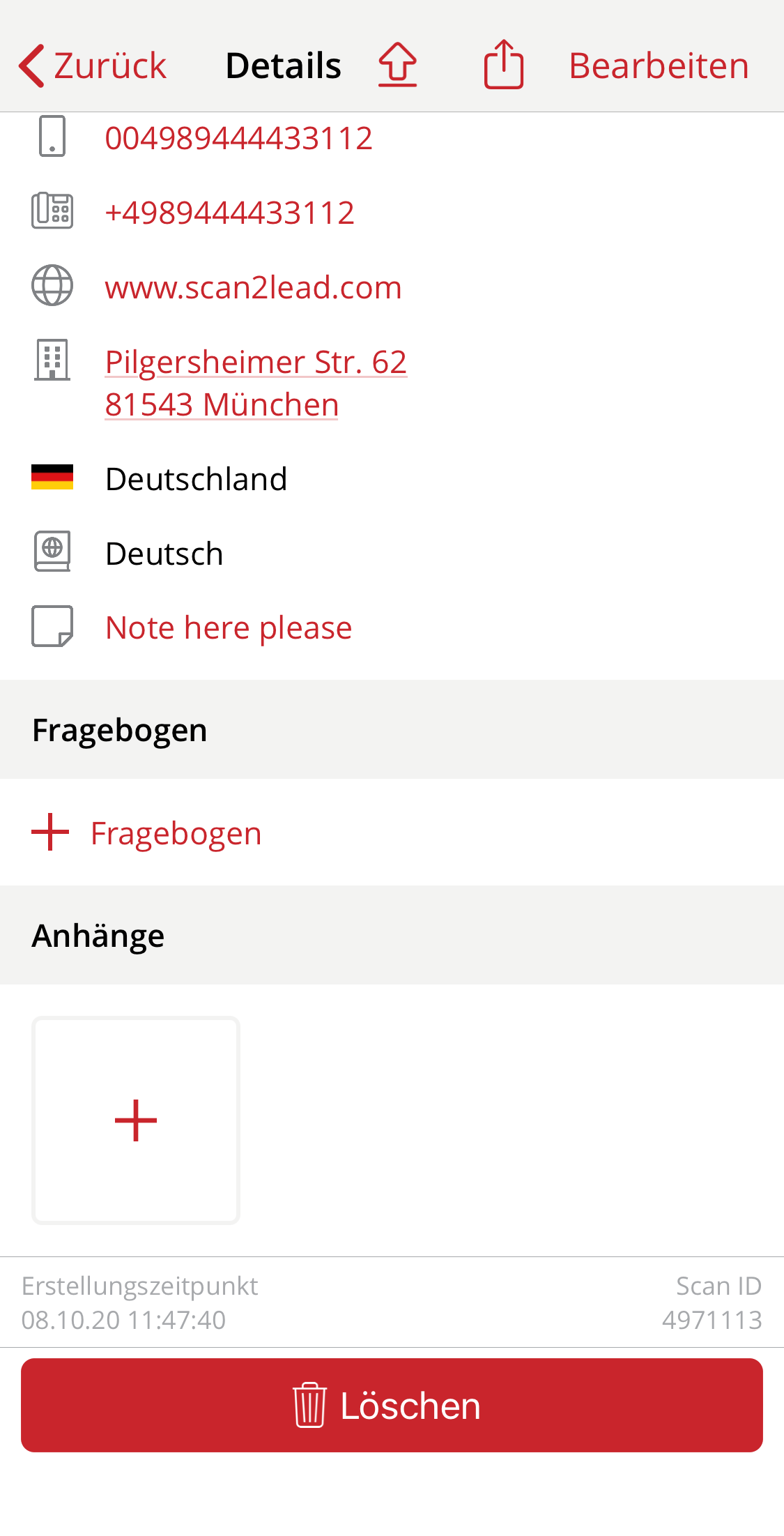 Wie kann ich mit Scan2Lead einen Anhang hinzufügen? – Scan2Lead - Hilfe Center