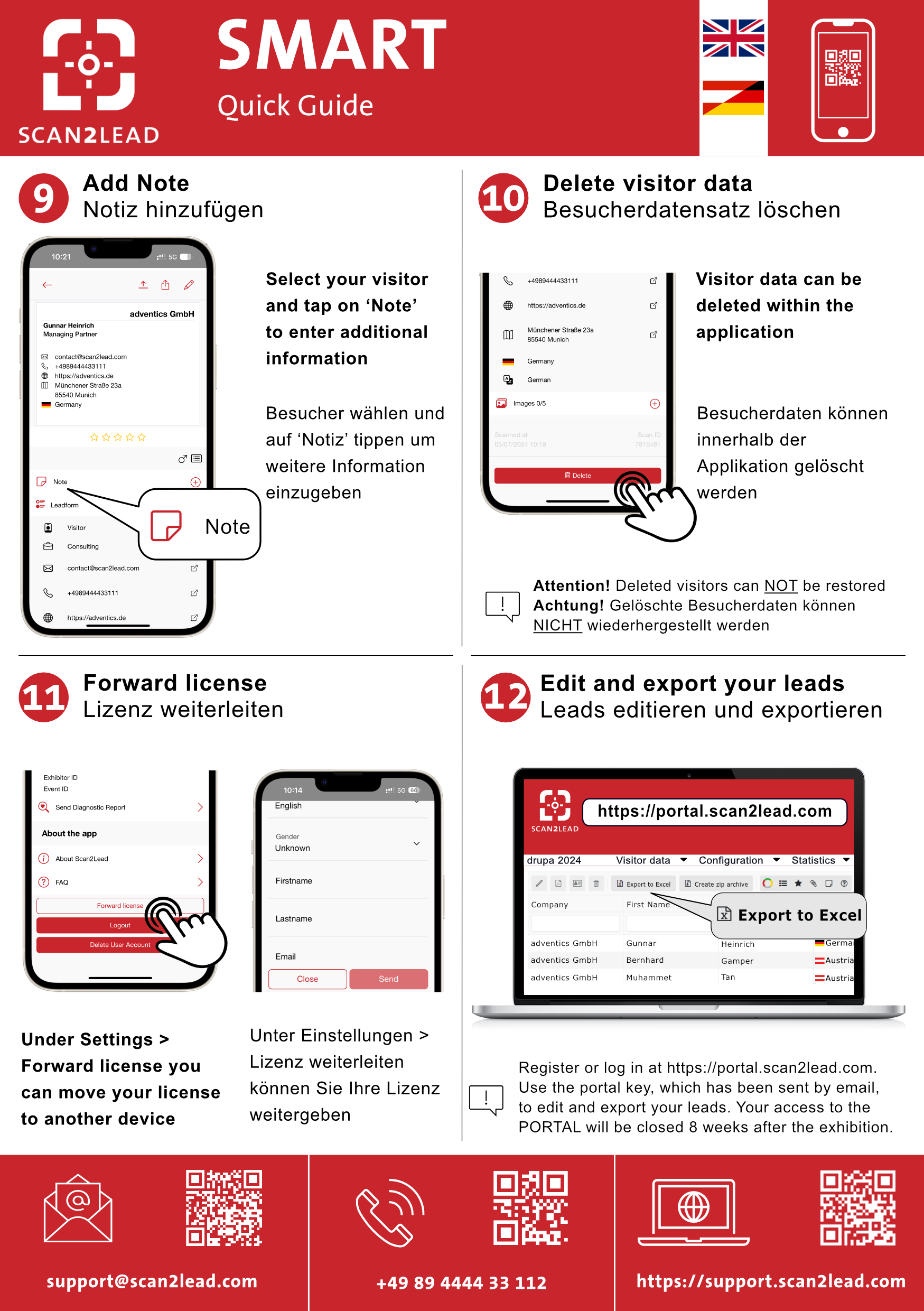 Scan2Lead SMART Quick Guide – Scan2Lead - Hilfe Center